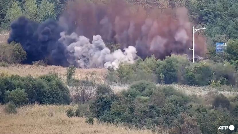 Commentary: Why did North Korea blow up roads linking it with the South ...