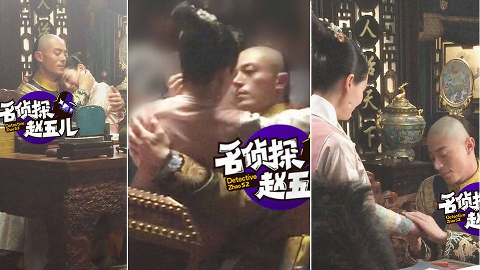 Wallace Huo photographed cosying up to co-star for new drama - 8days