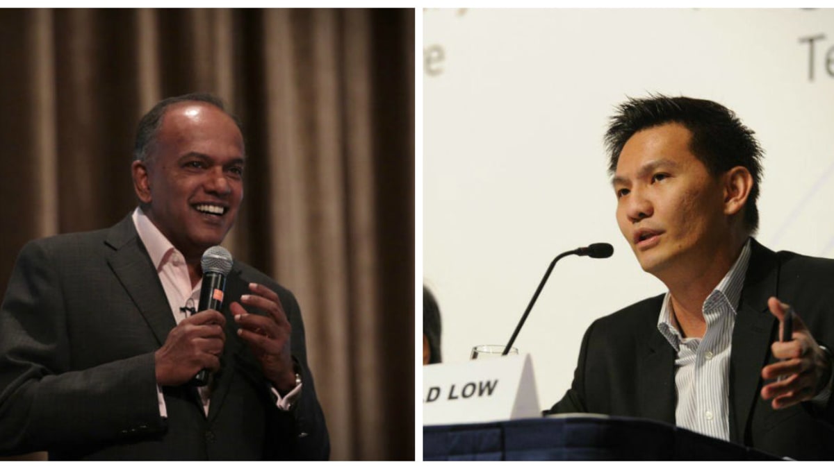 My first apology was insincere: Donald Low to Shanmugam - TODAY