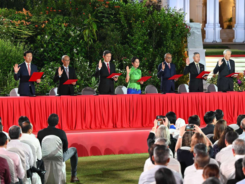 In pictures: Swearing-in of Lawrence Wong as Singapore's 4th prime ...