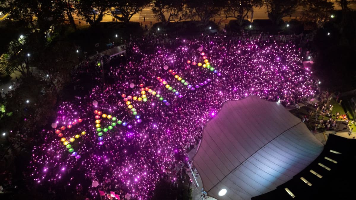 Thousands gather for first Pink Dot LGBTQ rally since repeal of Section ...