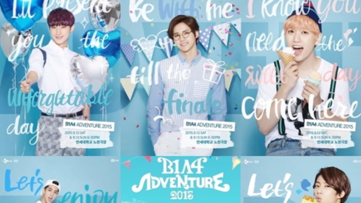 B1A4 Reveals Member Posters for Upcoming Concert - 8 Days