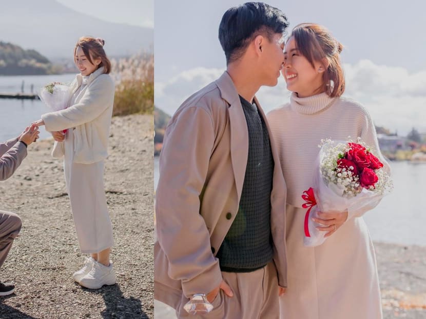 Jernelle Oh’s engagement pics were recreated for social media because ...