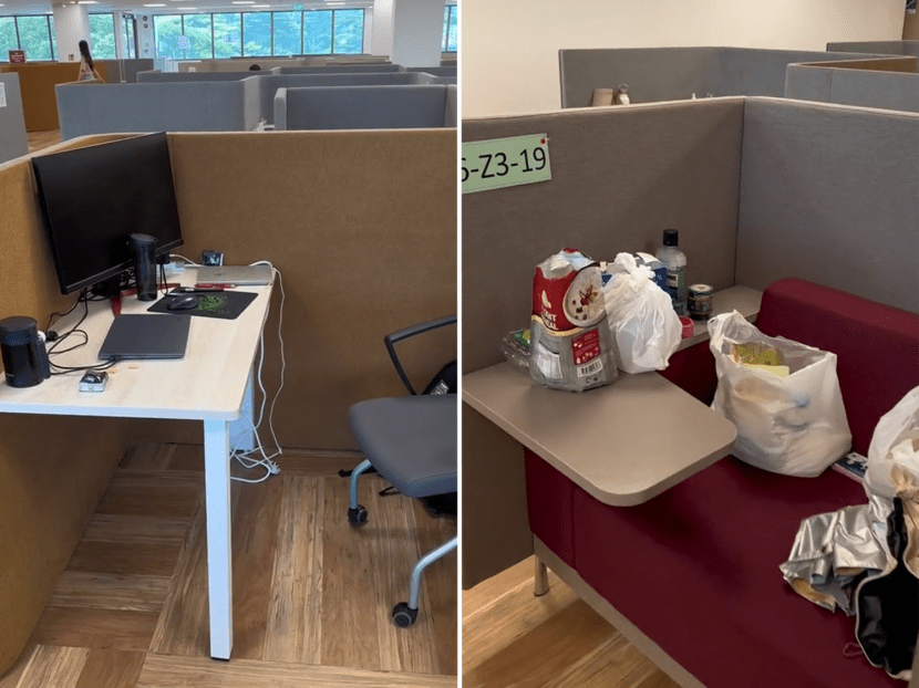 NUS students 'chope' library seats overnight with snacks, laptops and ...