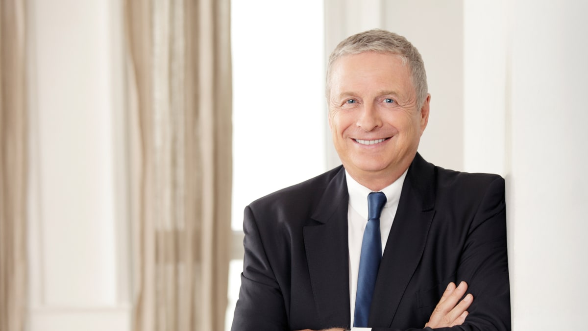 The one thing Christian Courtin-Clarins never ever does when he travels ...