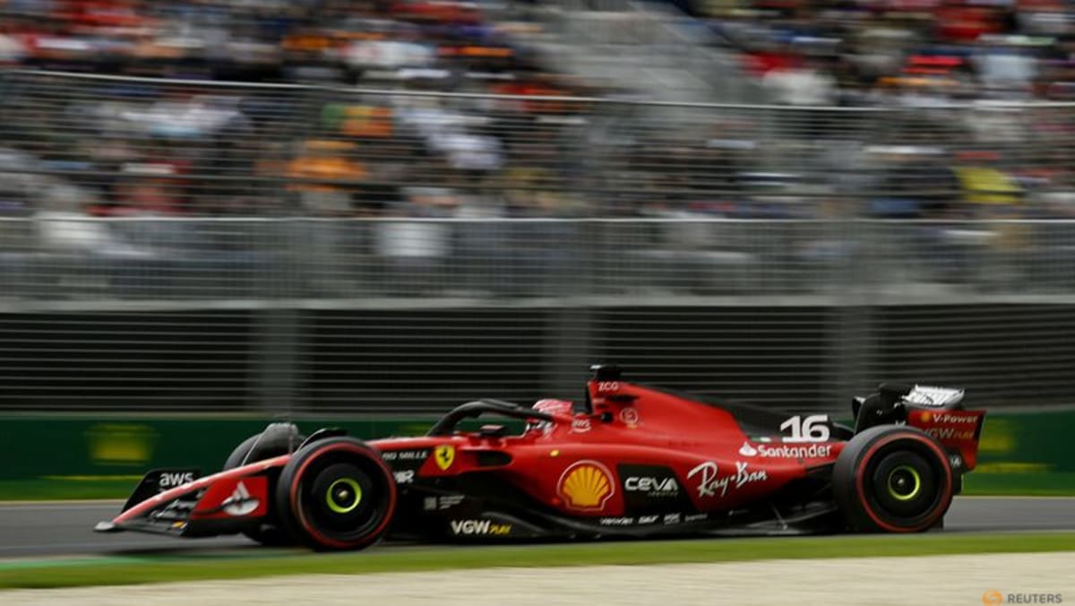Frustrated Leclerc fails to fire Ferrari into F1 contention - CNA