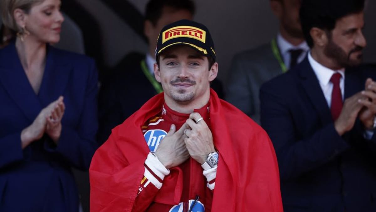 Leclerc pays tribute to late father on emotional day - CNA