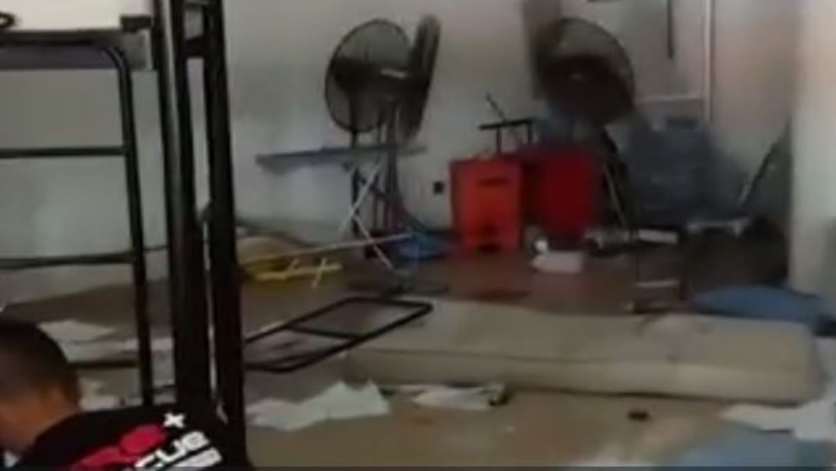 SCDF investigating clip showing wrecked dorm - TODAY