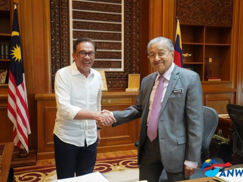 Allow Dr Mahathir to lead, says Anwar after meeting with M'sia PM - TODAY