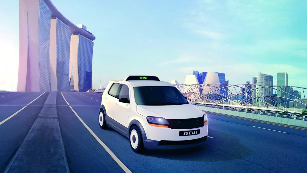 Electric taxi prototype launched at motor show - TODAY