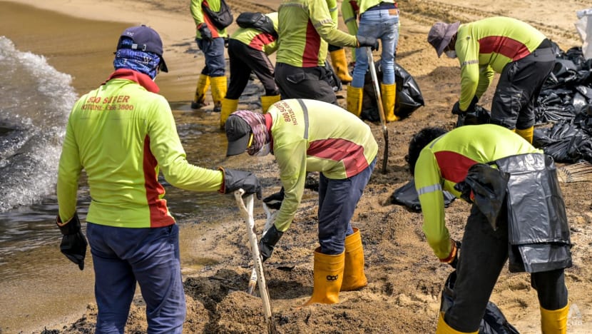 Oil spill: Several beaches, including East Coast Park and Sentosa's ...