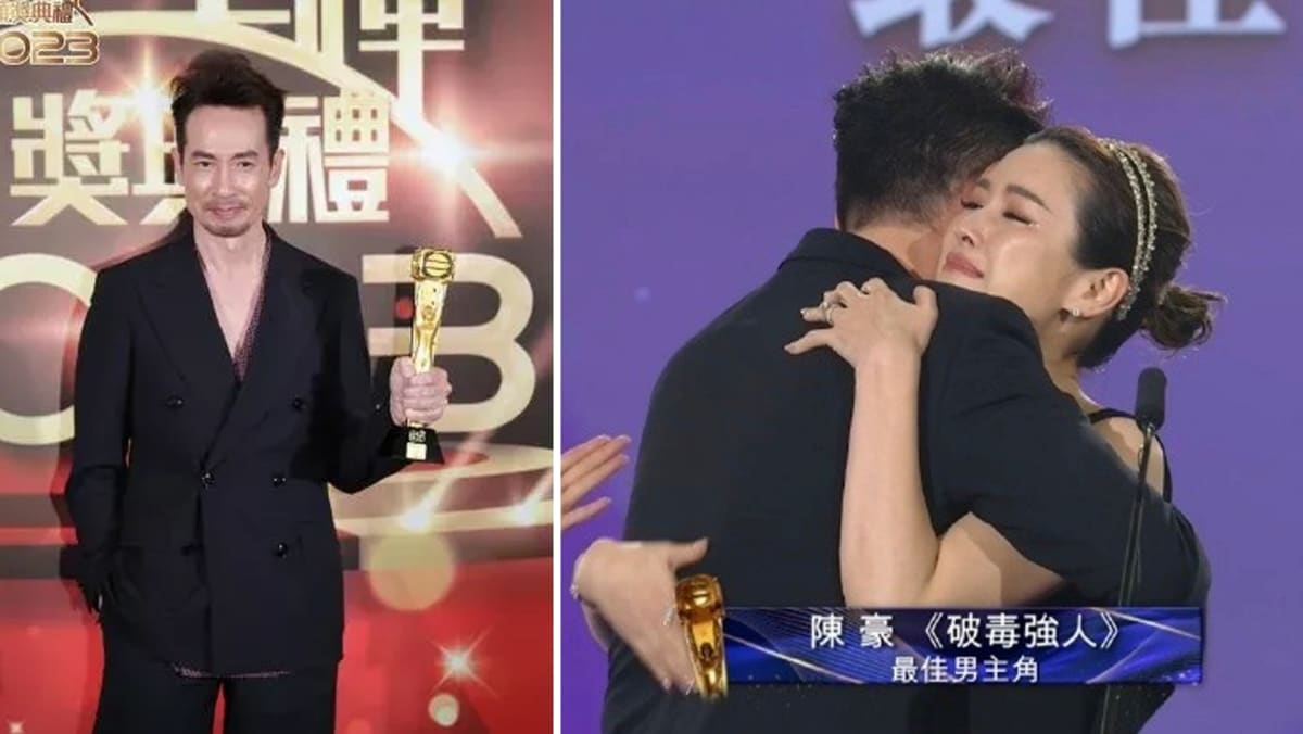 Moses Chan receives Best Actor Award, his first after 16 years, from ...