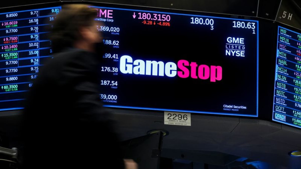 Meme stock GameStop climbs after raising $933 million in share sales - CNA