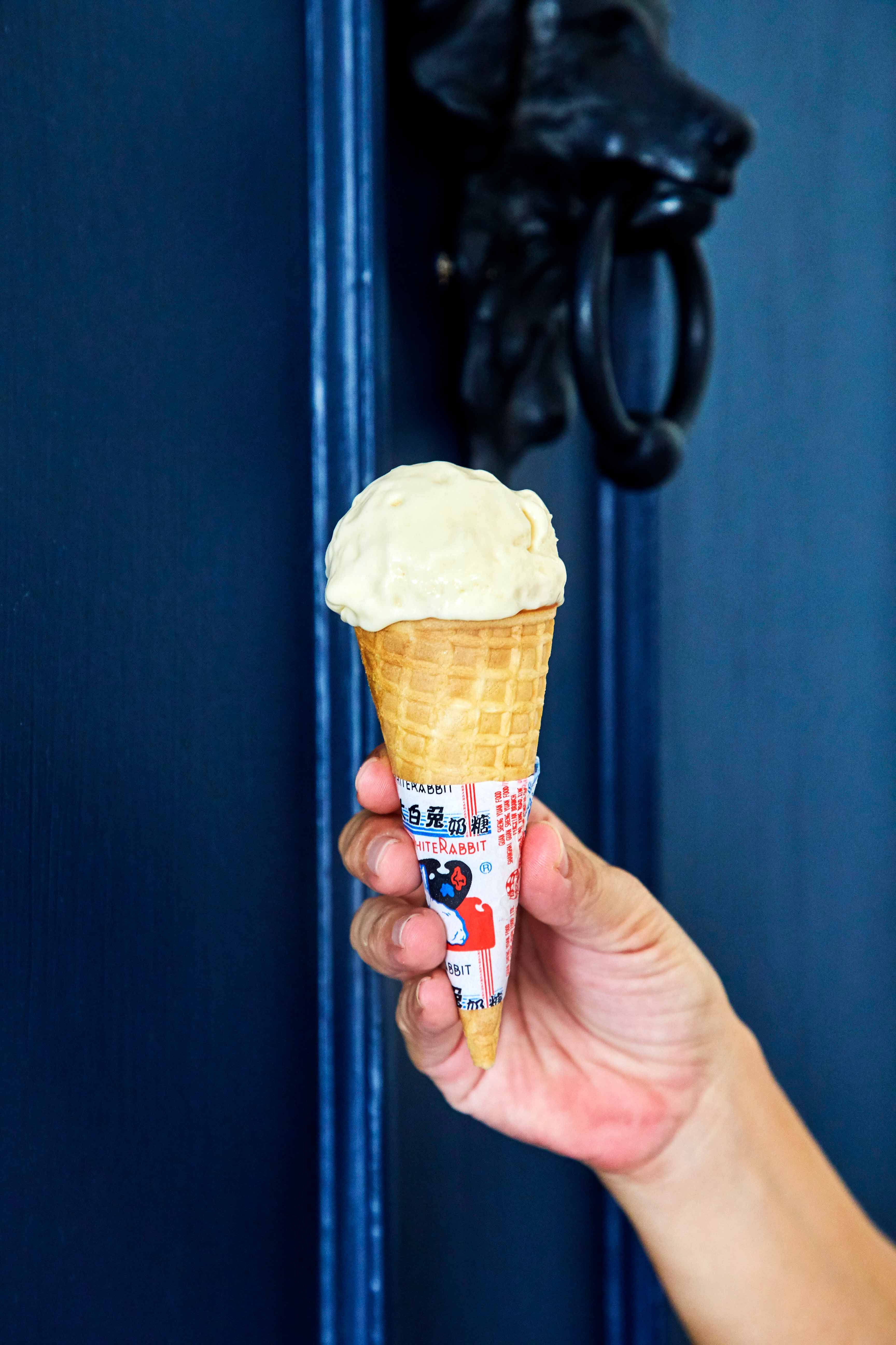 Easy 3-Ingredient White Rabbit Candy Ice Cream You Can Make At Home - 8days