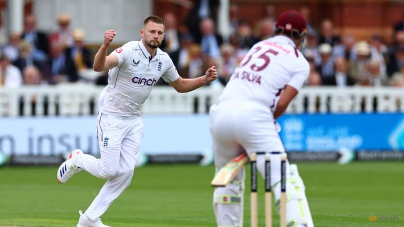 England in command after debutant Atkinson tears through Windies ...