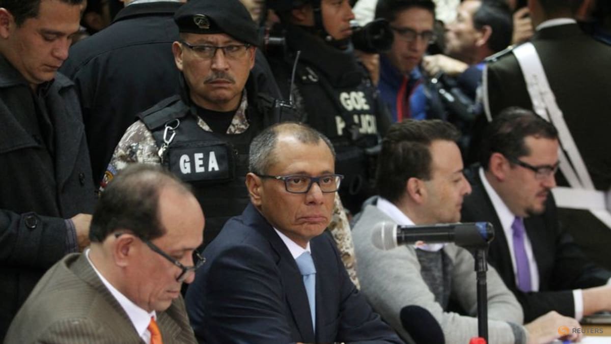Ecuador's ex-vice president arrested, headed back to prison - TODAY