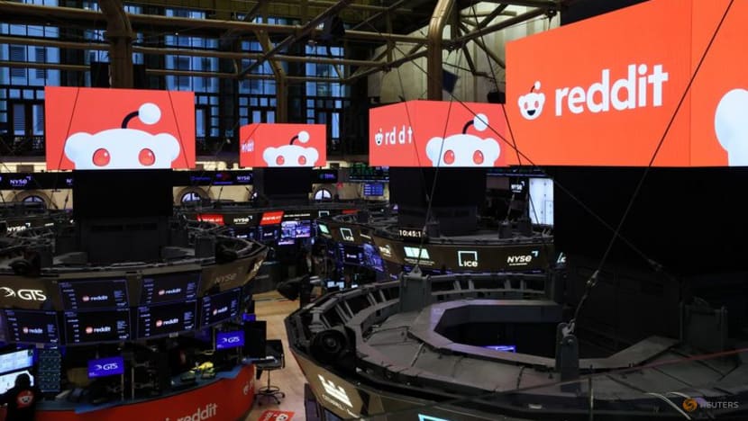 Reddit shares end trading up 48% in market debut - CNA