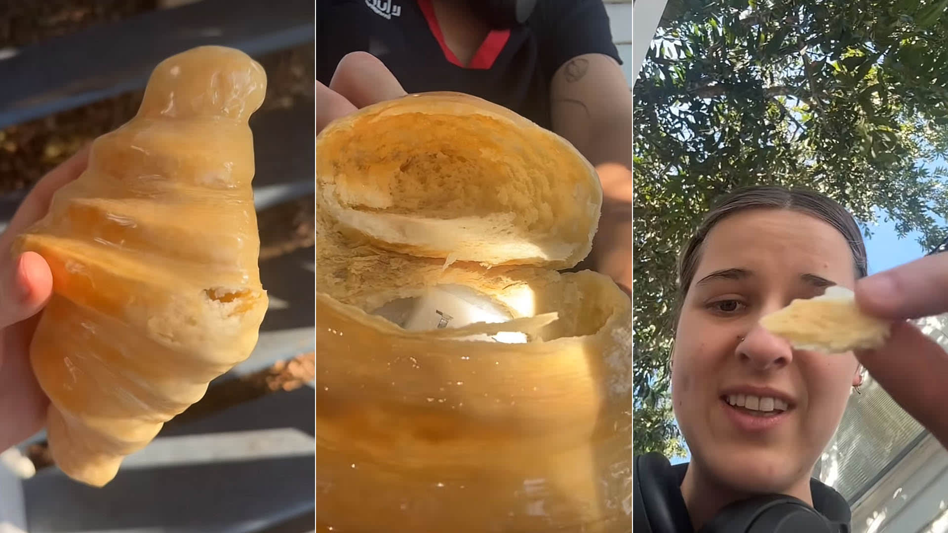 Woman Confirms Her Croissant Lamp Is Actually A Real Croissant After ...
