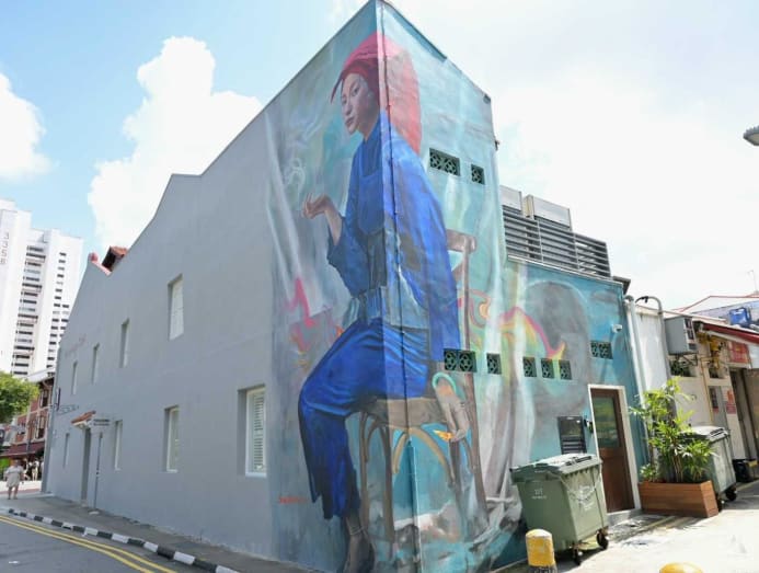 Samsui woman mural reactions: Women's group AWARE, artist Yip Yew Chong ...