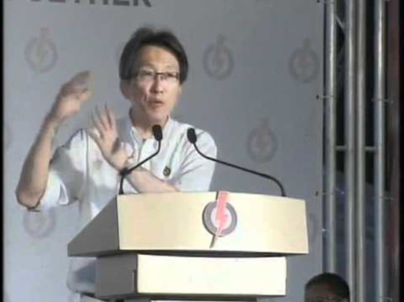 PAP's Lim Swee Say at East Coast GRC rally, May 5 - TODAY