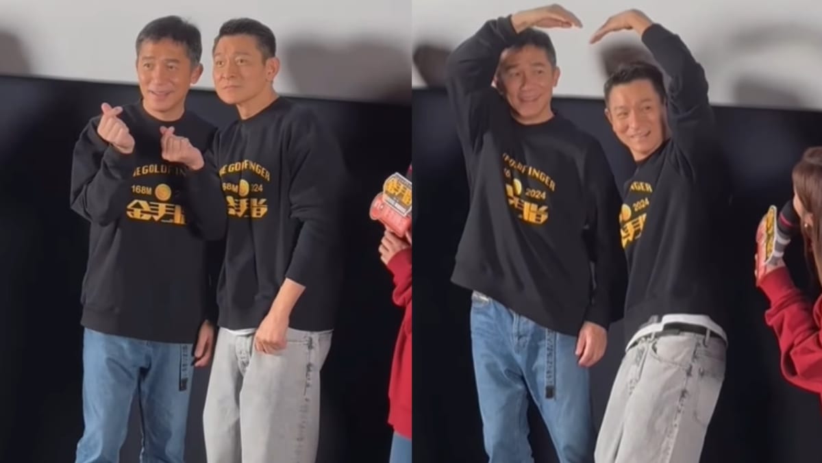 Tony Leung, 61, Andy Lau, 62, Show How Cute They Still Are By Making Heart Gestures - 8days