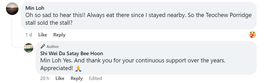 ‘A Pity To Let Go’ - Shi Wei Da Satay Bee Hoon Closes After It Had To ...