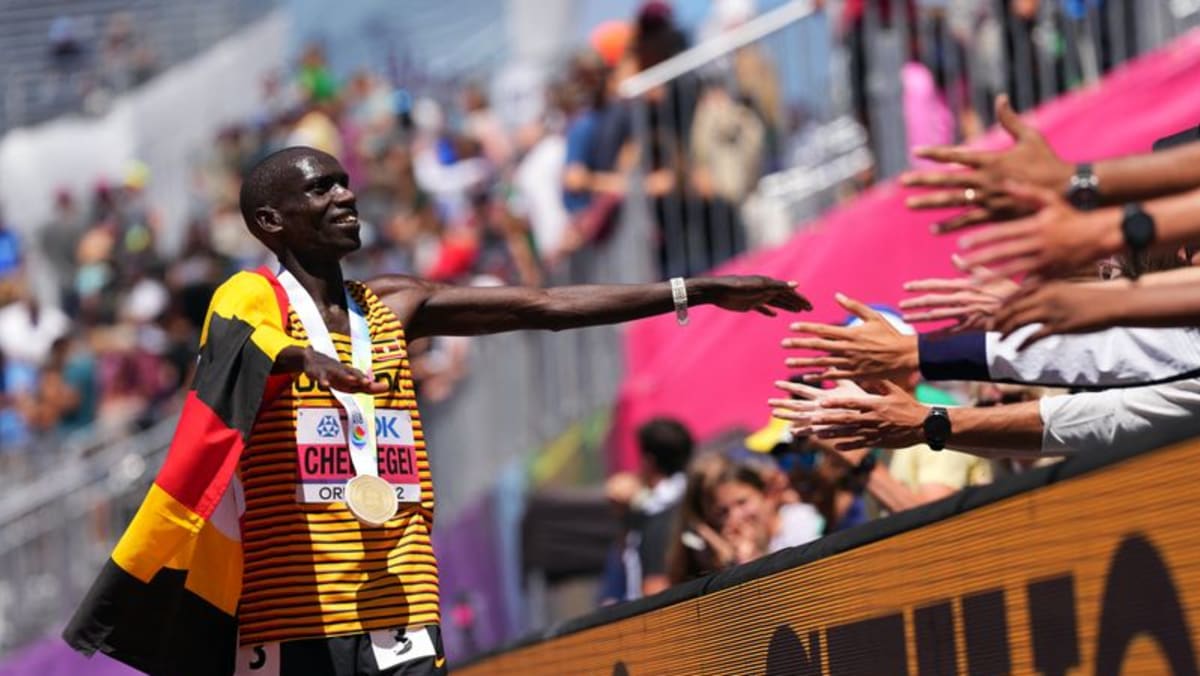 Cheptegei retains world 10,000 title and eyes distance double - CNA