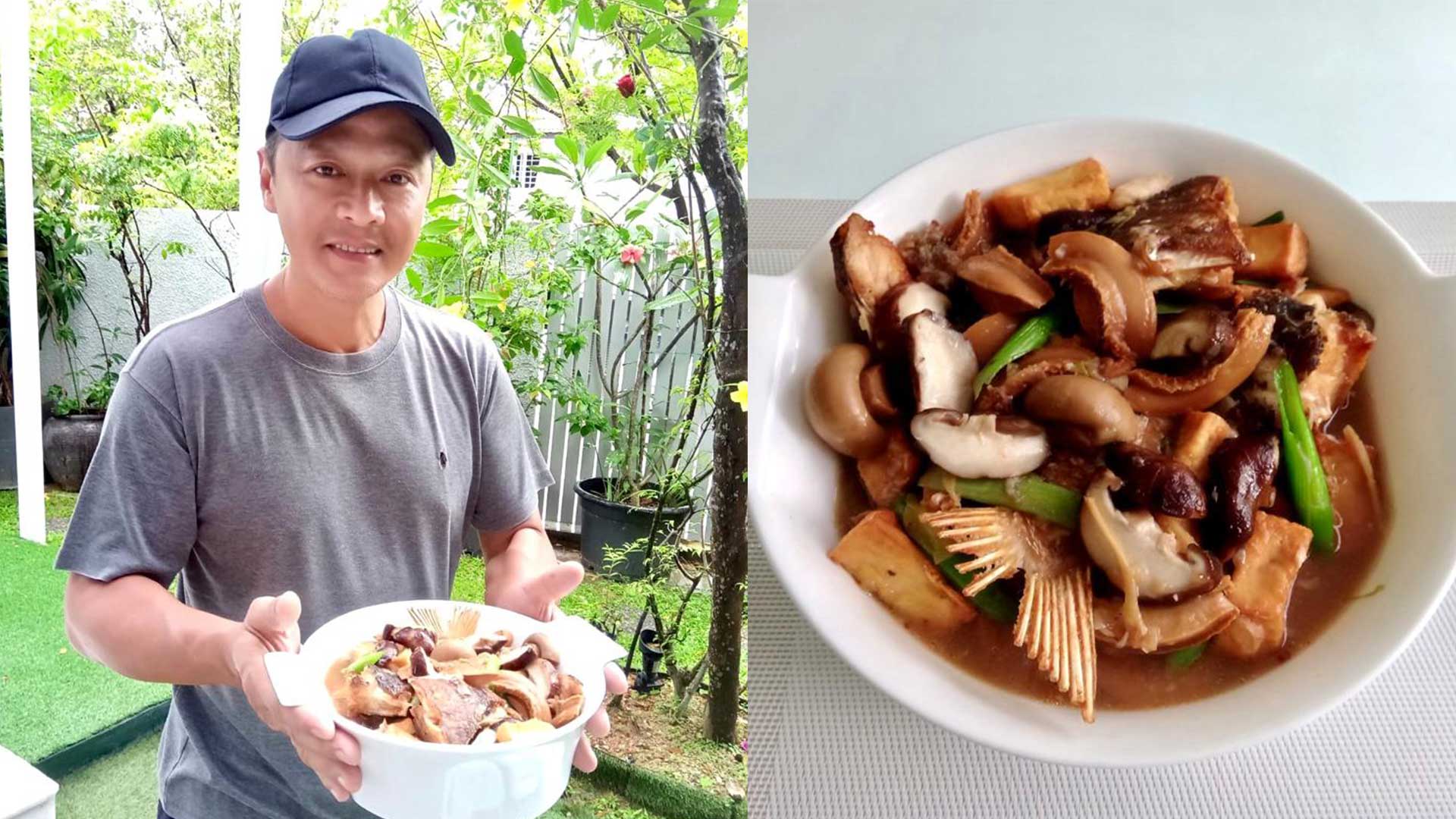 Li Nanxing & Julie Tan Whipping Up Father's Day Feast For Home Delivery ...