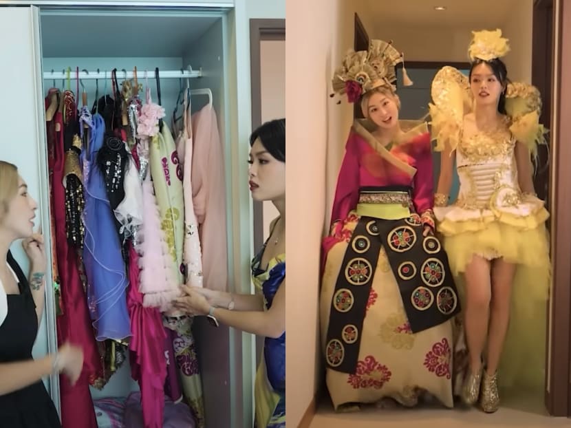 Where does a getai singer keep her outfits? Yang Guang Ke Le gives a ...