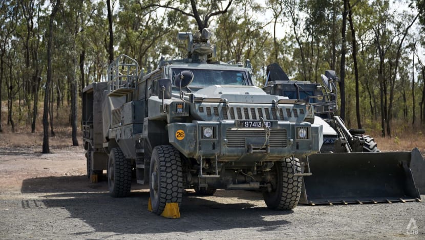 How the Singapore Armed Forces shipped over 400 military vehicles to ...