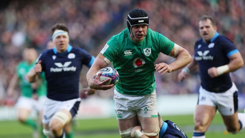 Farrell praises versatile Ireland after patched-up side beat Scotland - CNA
