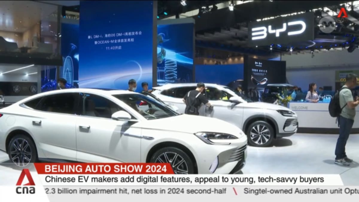 Auto China 2024: Chinese EV makers woo young buyers, as Elon Musk makes ...