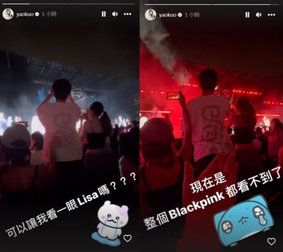 Taiwanese Star Yao Yao Tells Fellow Blackpink Concertgoers, Who Were ...