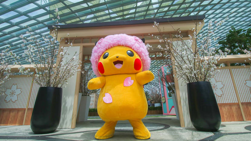 Pikachu & Other Pokémon Are Now At The Sakura Floral Display At Gardens ...