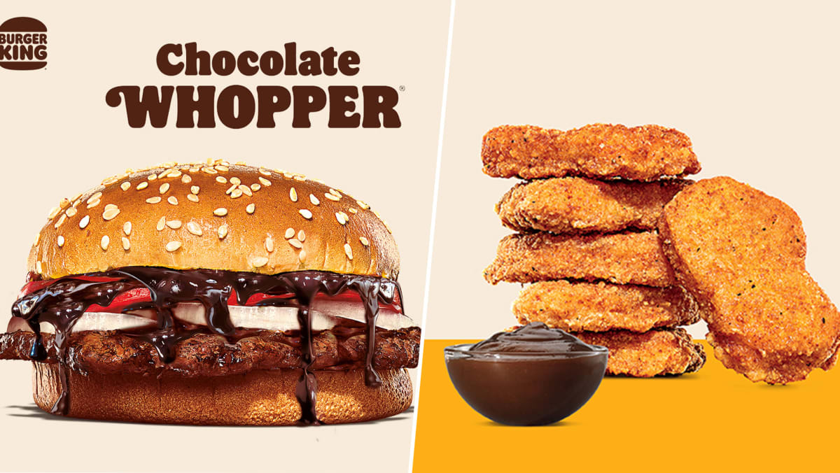 Burger King Launches Chocolate Whopper & Nuggets With Fudge Dip - 8days