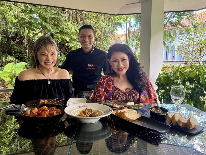 Eurasian food at Quentin’s in Singapore: Curry debal, sugee cake, feng ...