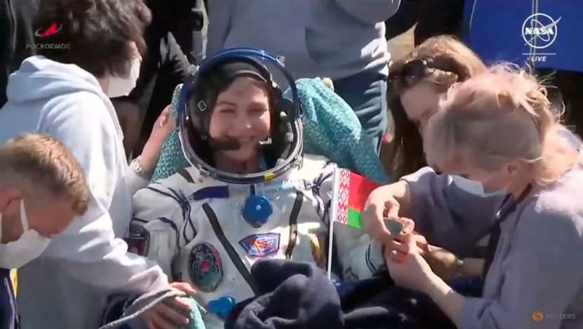 Russian descent vehicle lands in Kazakhstan with three astronauts - CNA