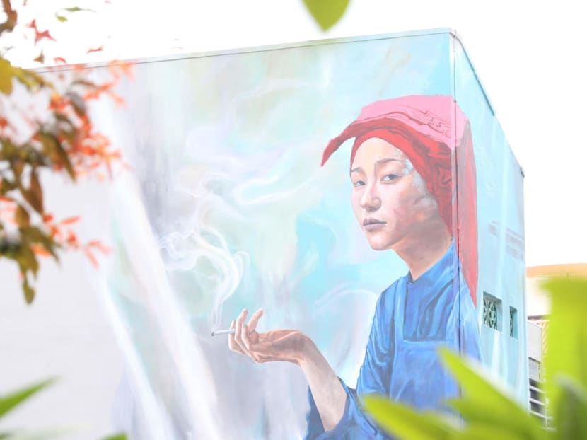 Smoking samsui woman mural to be retained in full, building owner fined ...