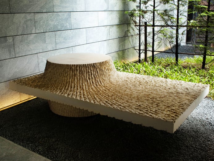 Sculptor and landscape architect Colin K Okashimo