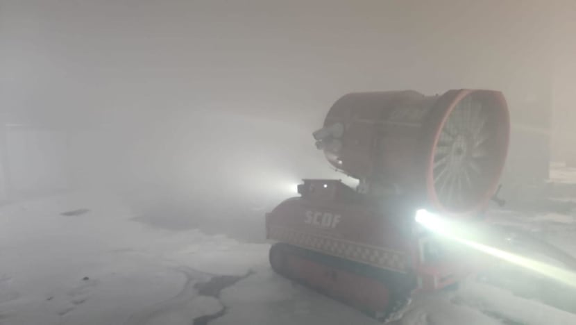 Firefighter injured after blaze involving piles of waste material at ...