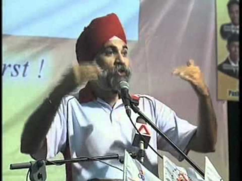 SDA's Harminder Pal Singh at Pasir Ris-Punggol rally, May 4 - TODAY
