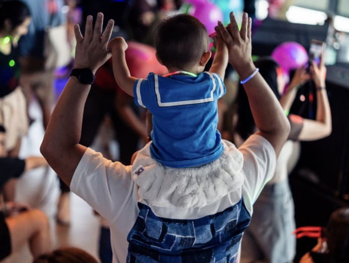 This mum took her daughter to a baby rave at Freddo Children's Theatre ...