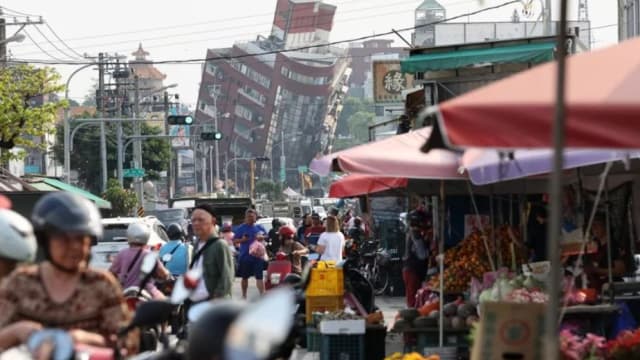 台湾发生7.2级大地震后 共发生600多次余震 - 8world