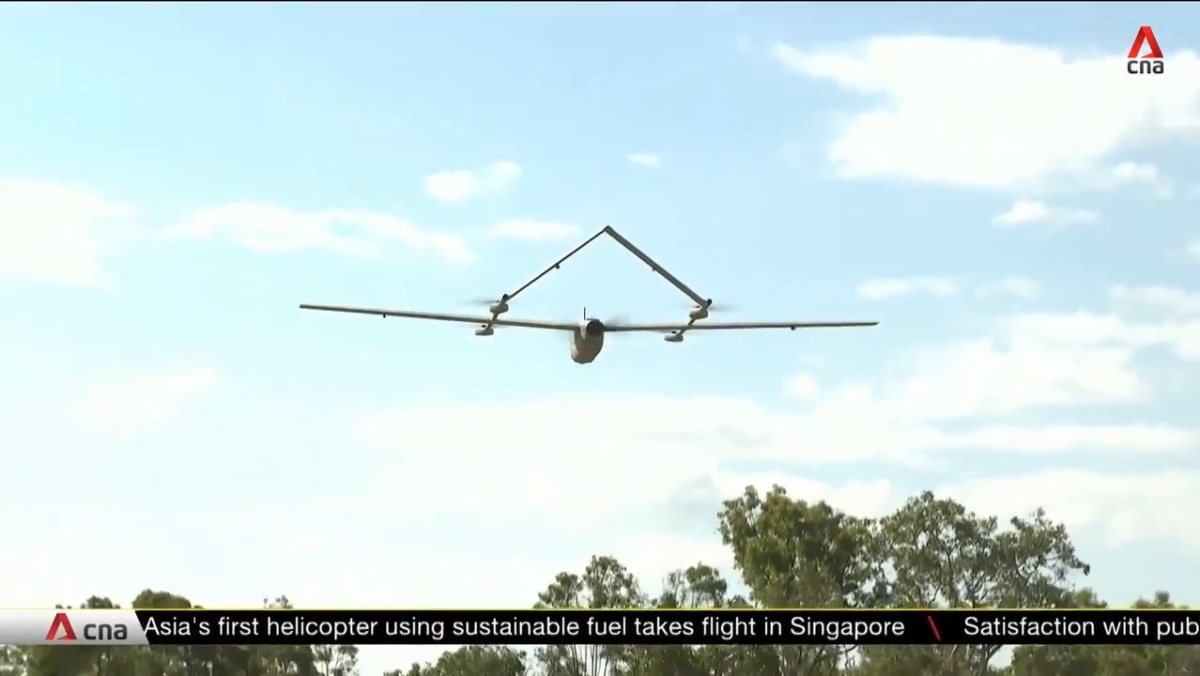 Singapore's latest military drones in action at Exercise Wallaby in ...