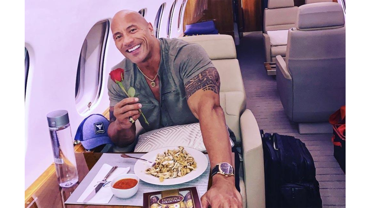 Dwayne Johnson spends Valentine's Day with daughter - 8days