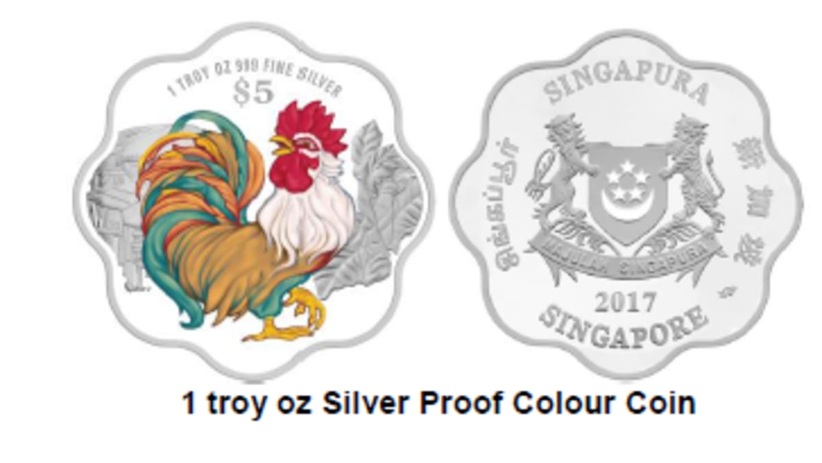 MAS issues new collectable zodiac coins series from Year of Rooster - TODAY