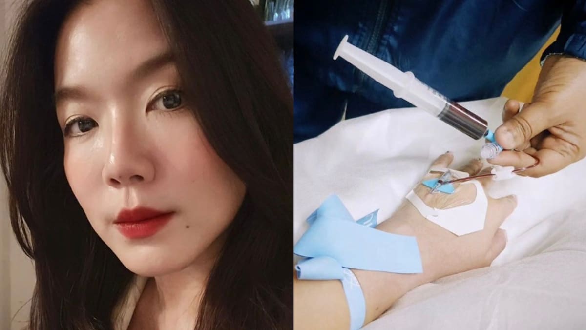 Actress Rui En reveals deep vein thrombosis scare, shows picture of ...