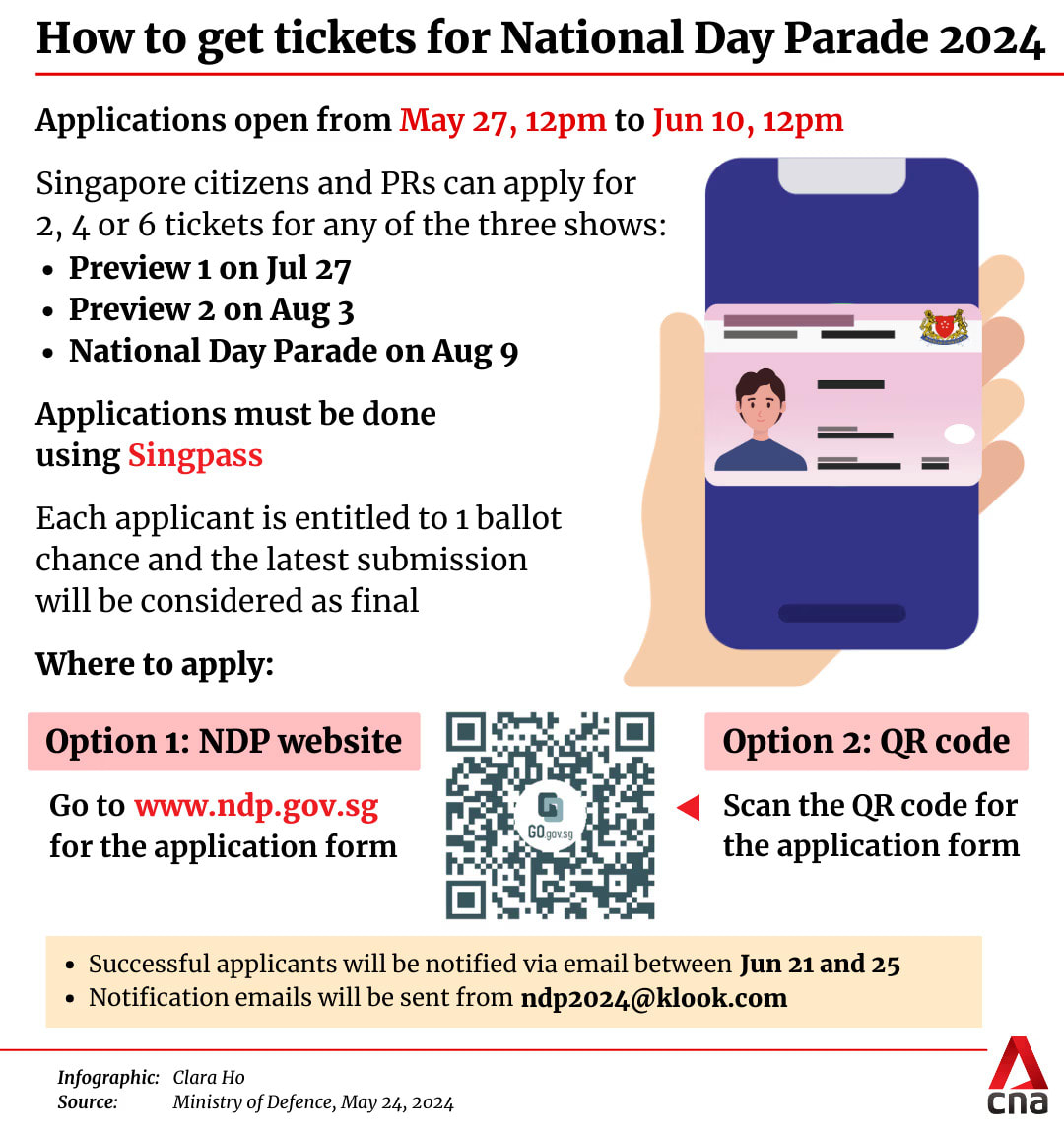 NDP 2024 ticket applications to open on May 27 - TODAY