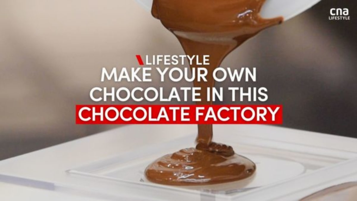 We made our own chocolate in a mini-chocolate factory in a Singapore ...