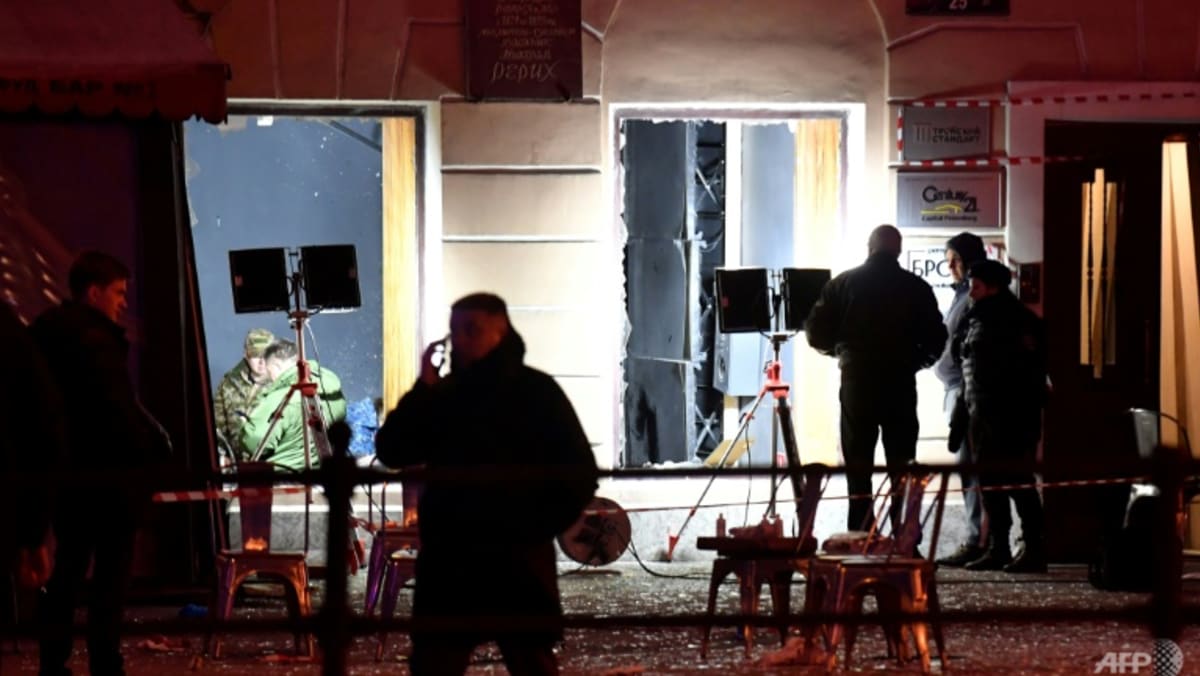 St Petersburg cafe blast kills top Russian military blogger - CNA